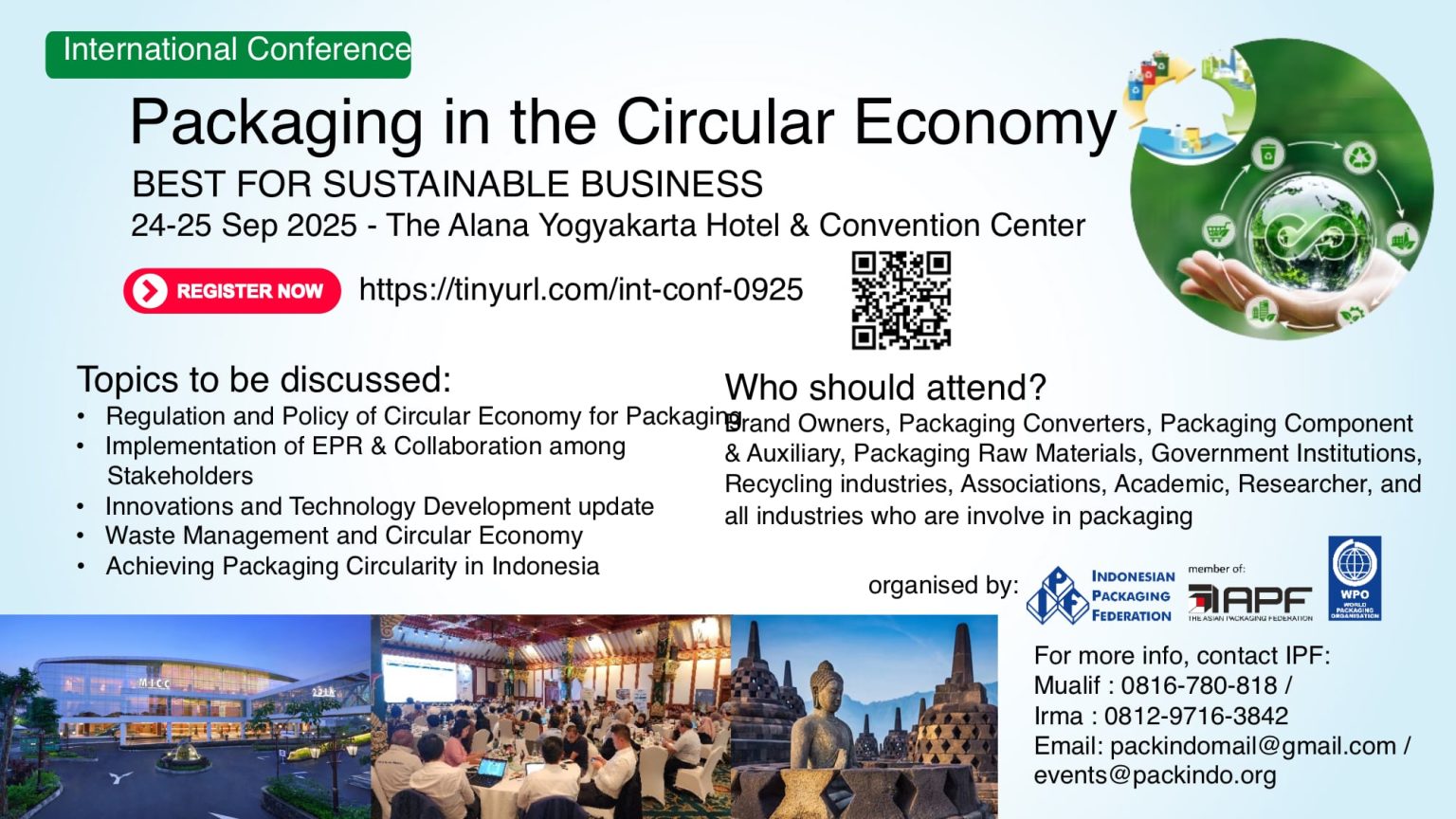 Conference on: Packaging in the Circular Economy, 24-25 Sep 2025 in ...